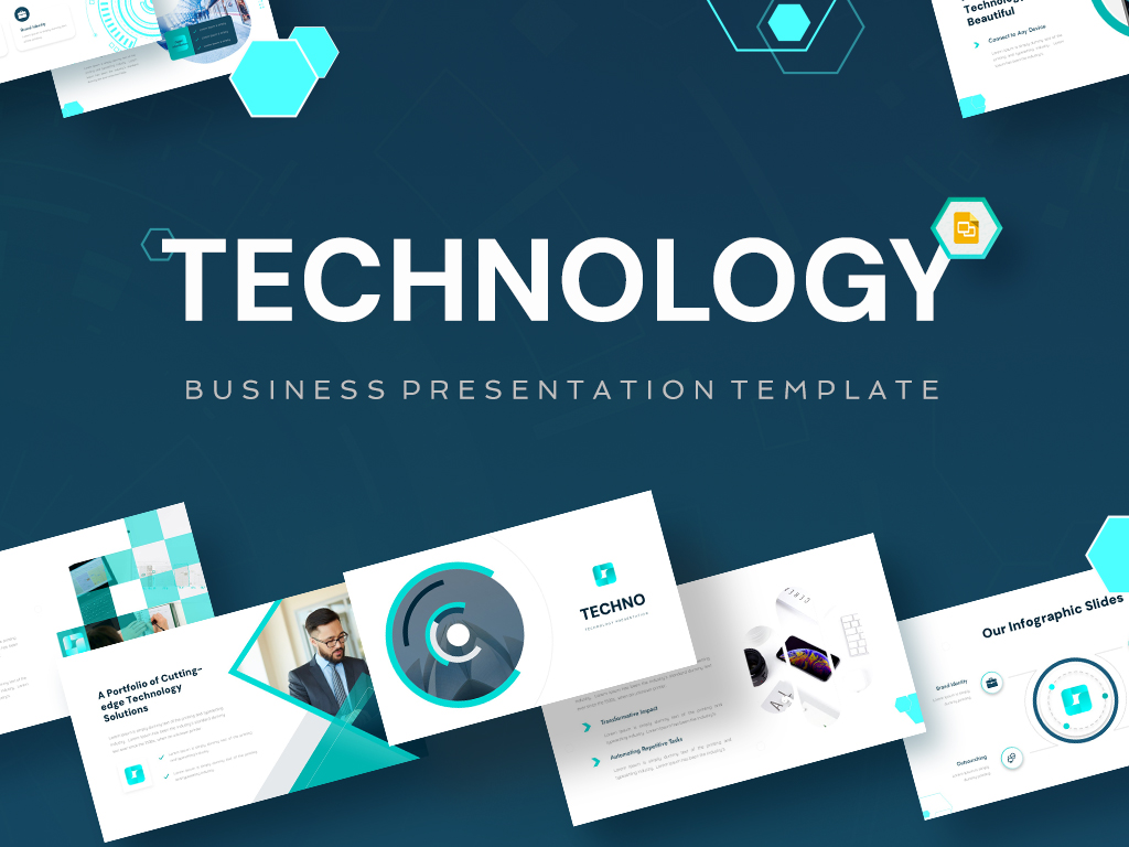 technology google slides template | Maatix
