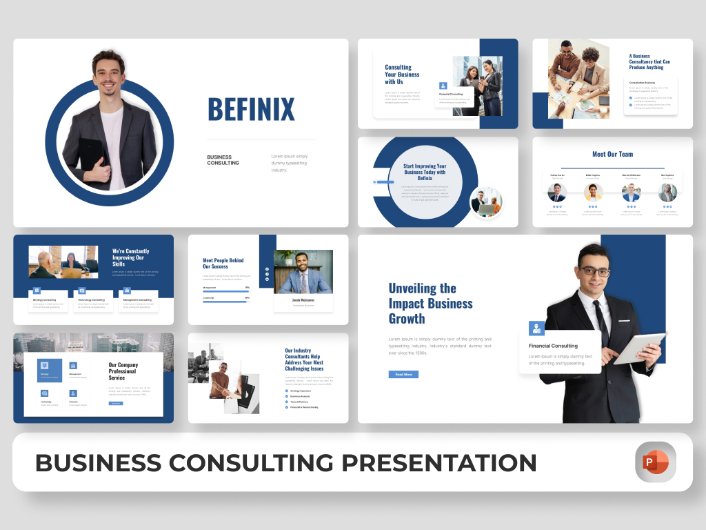 Business Consulting PowerPoint Template | Befinix