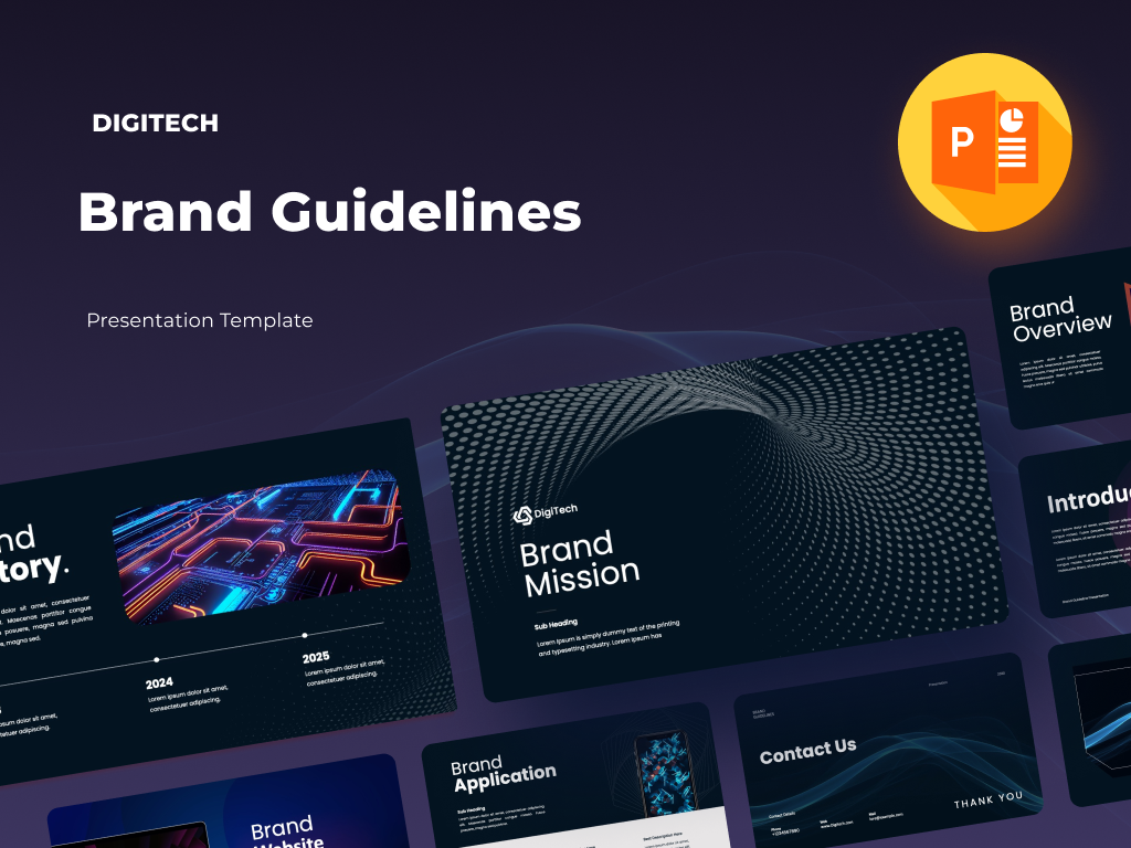 Digitech - brand guidelines presentation | Maatix