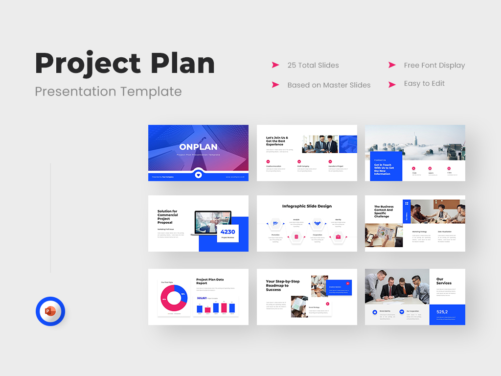 Project Plan PowerPoint Template | Maatix