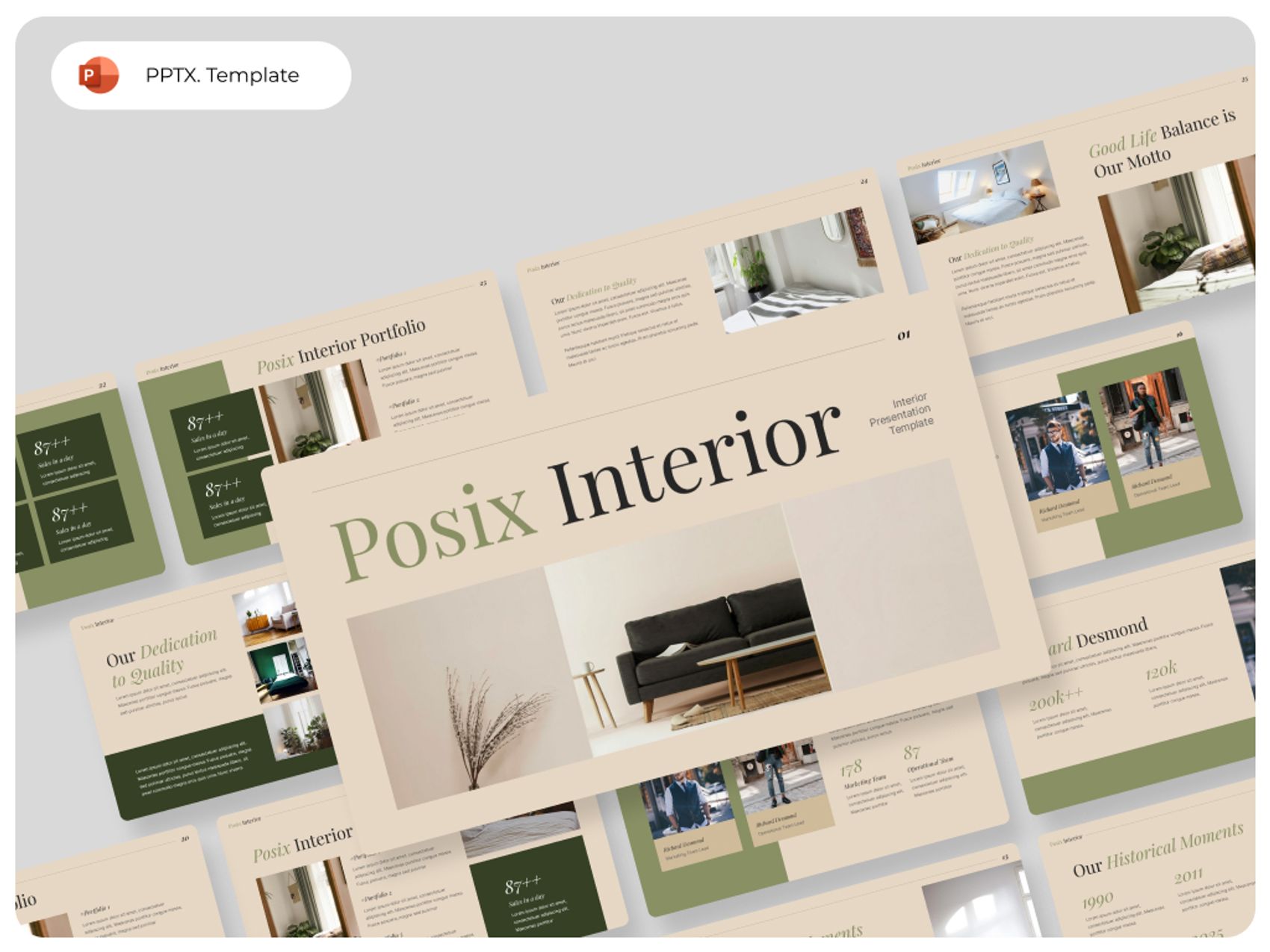 Posix - interior design template | Maatix