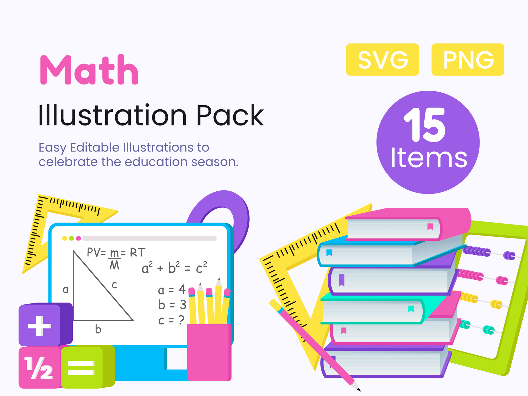 Math Illustration Pack