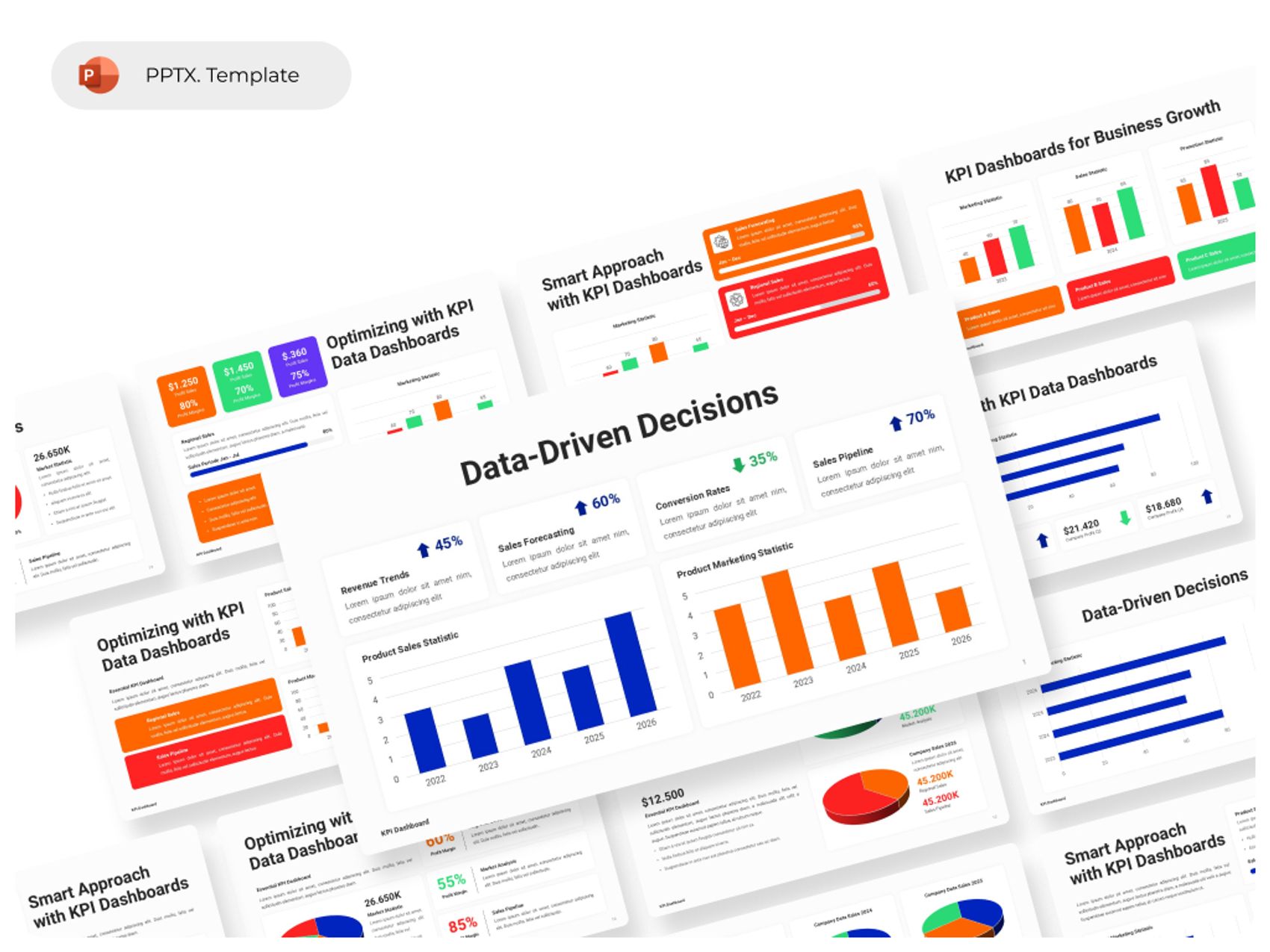 KPI dashboard - PowerPoint template | Maatix