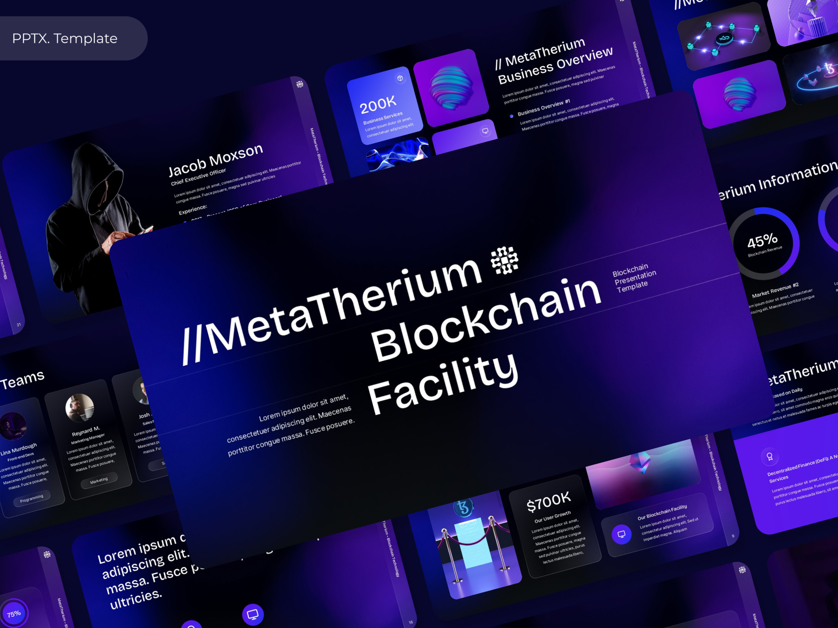 Blockchain Metatherium Presentation Template