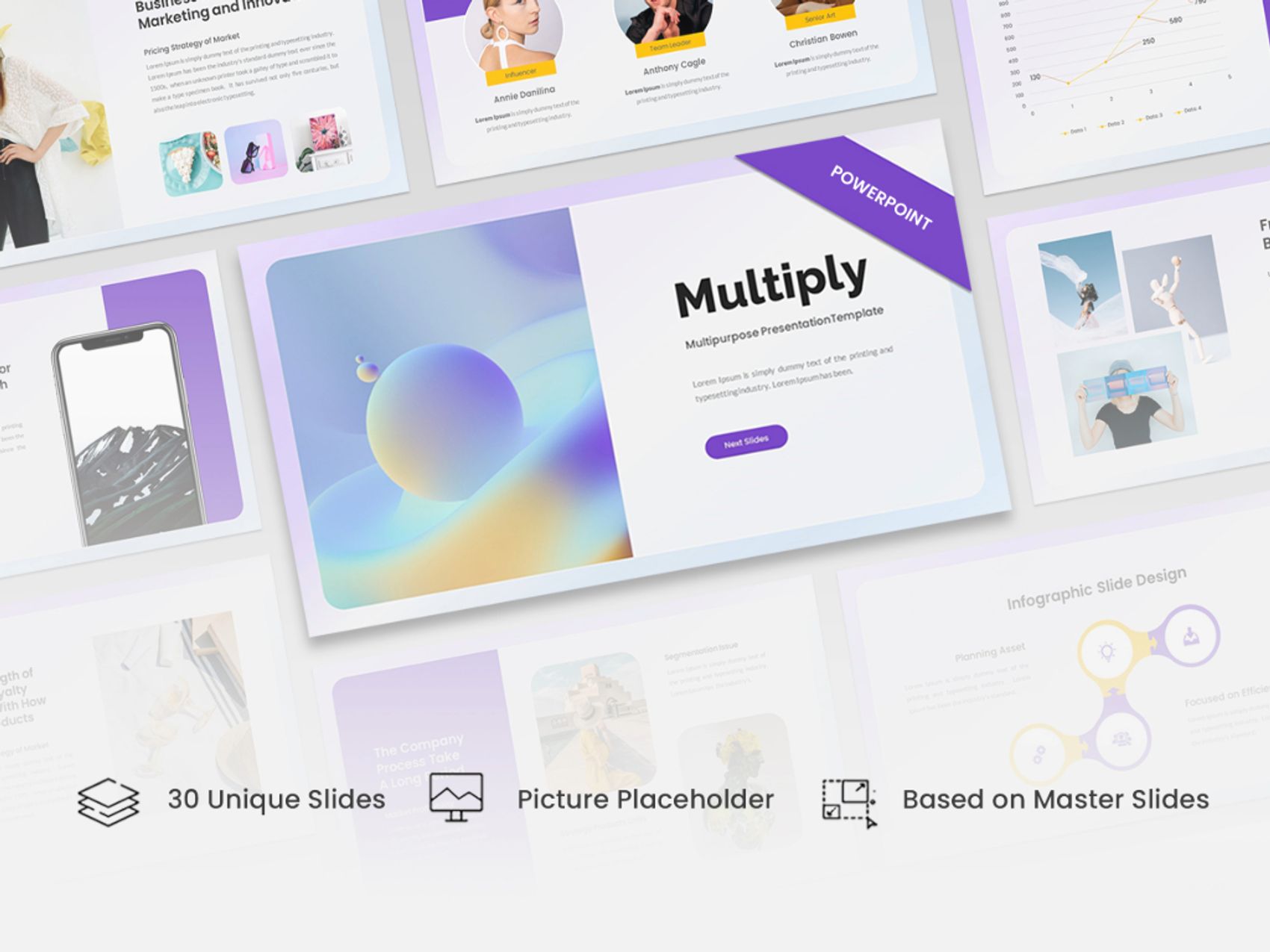 Multiply- multipurpose powerpoint template | Maatix