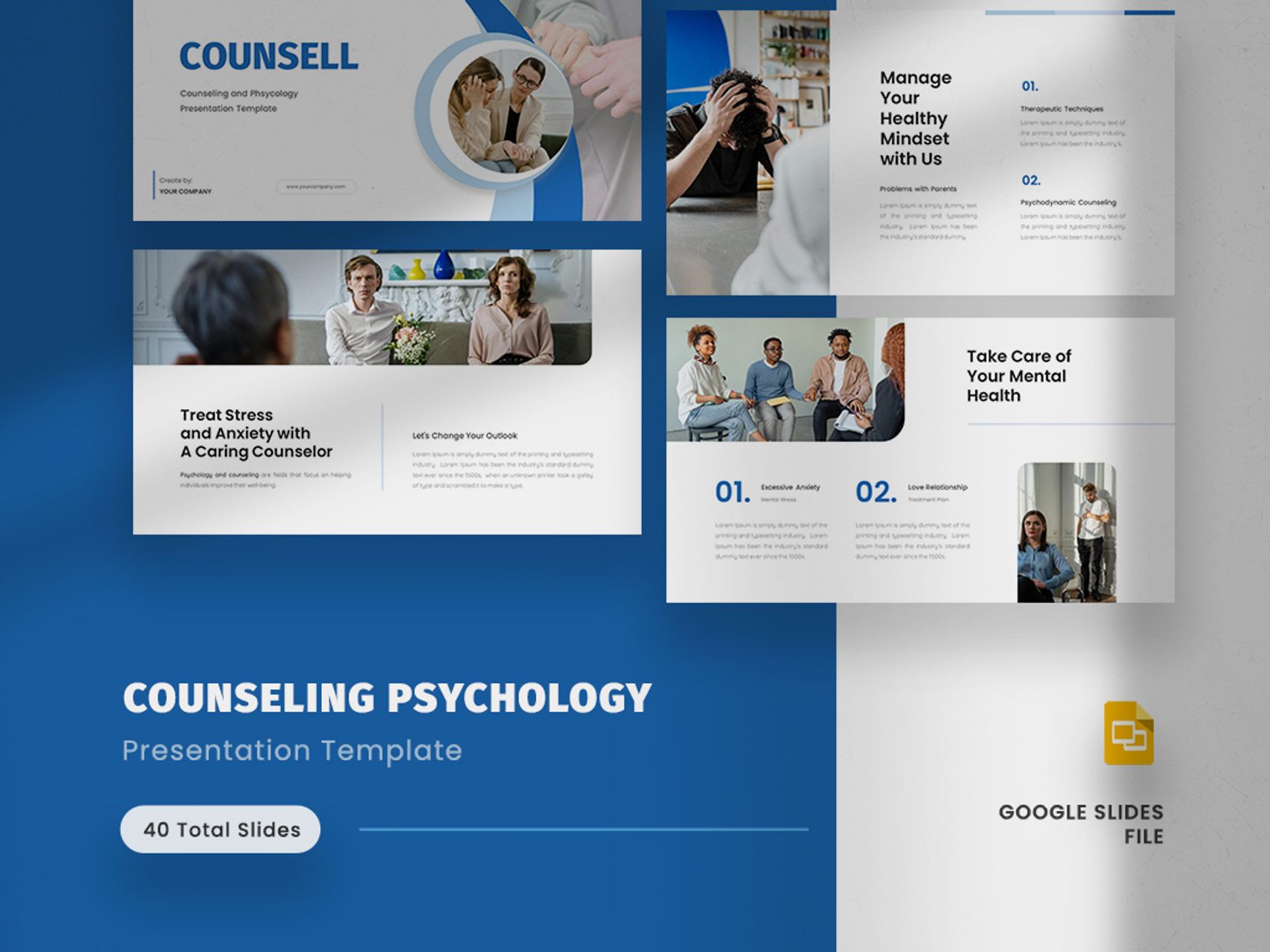 Counsell – Counseling Google Slides Template