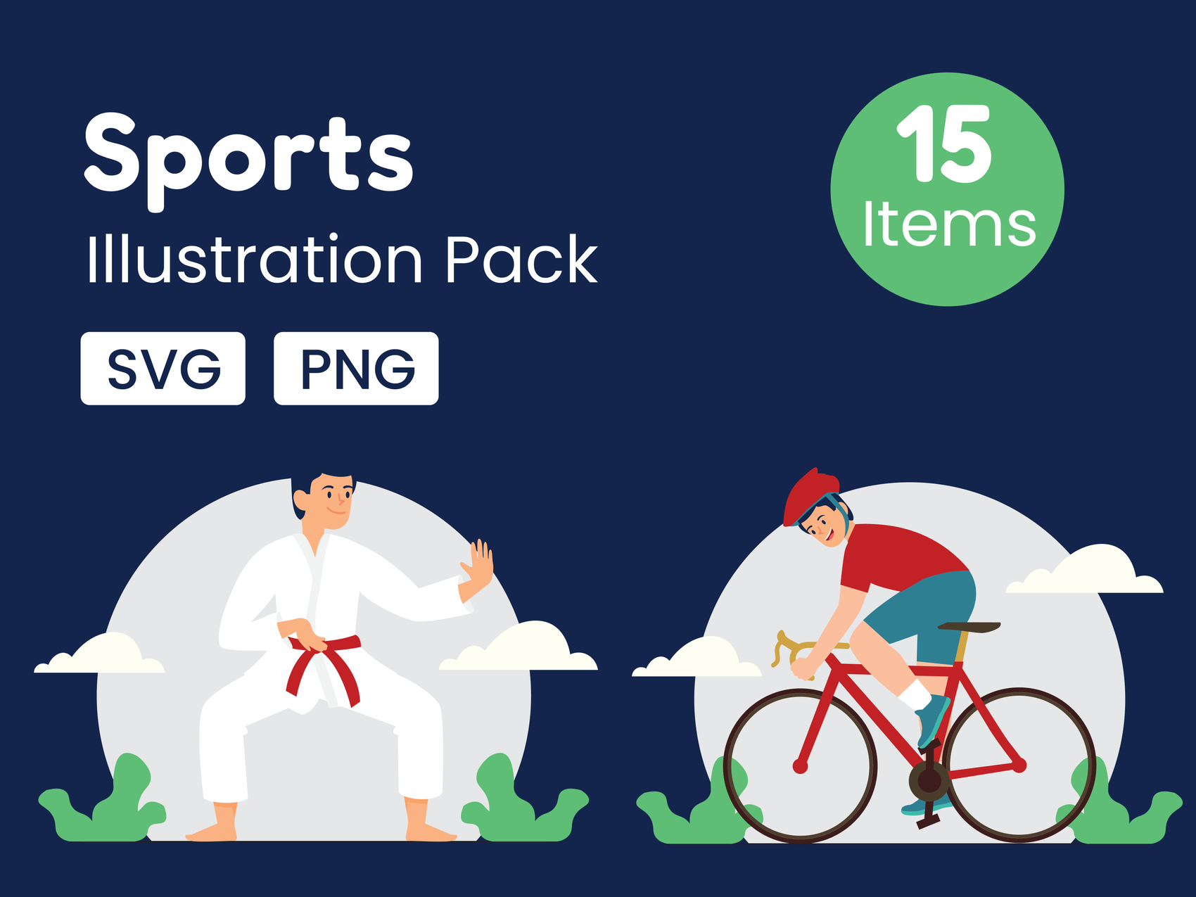 Sports Illustration Pack | Maatix