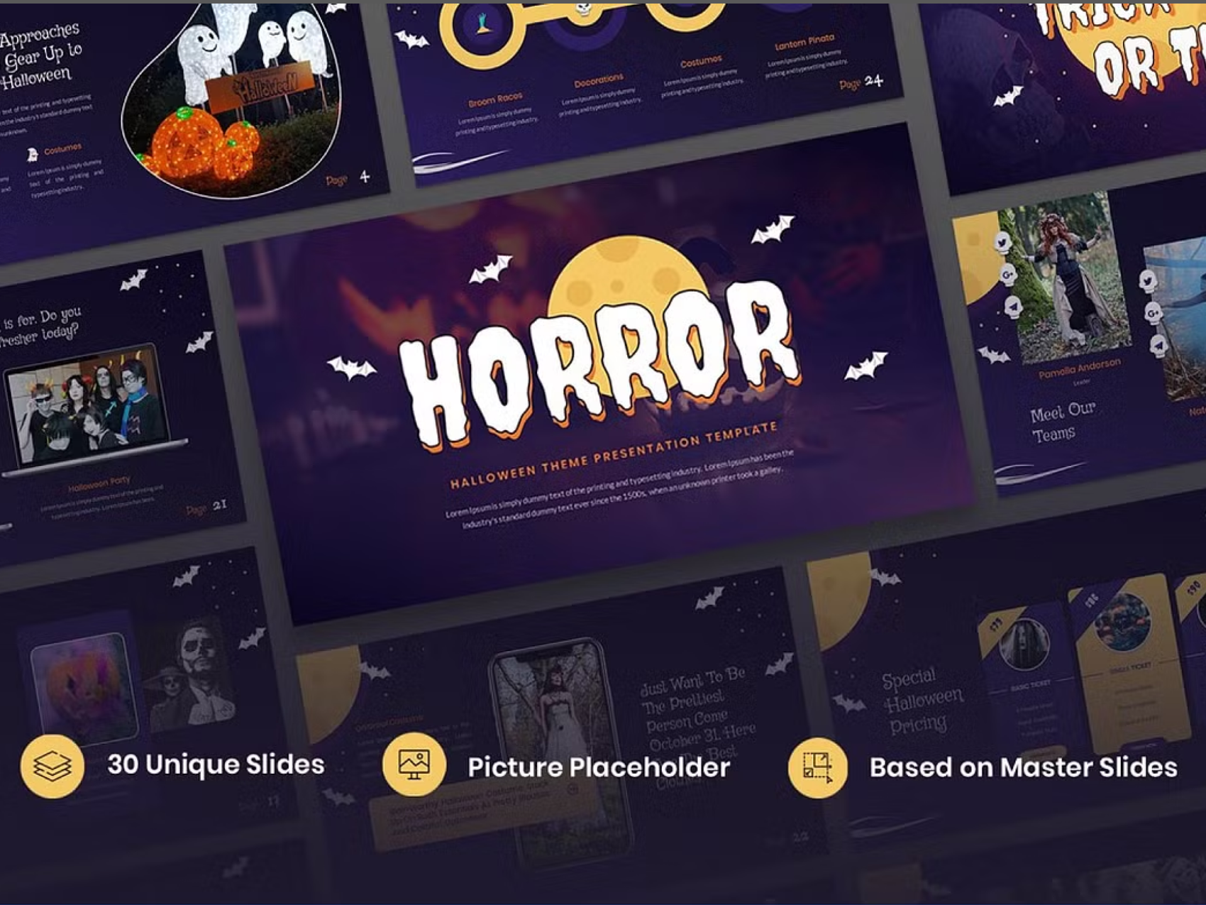 Horror - Halloween PowerPoint template | Maatix