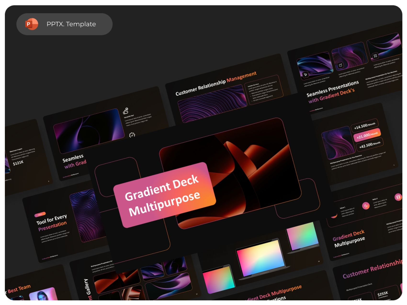 Gradient Deck Multipurpose PowerPoint Template
