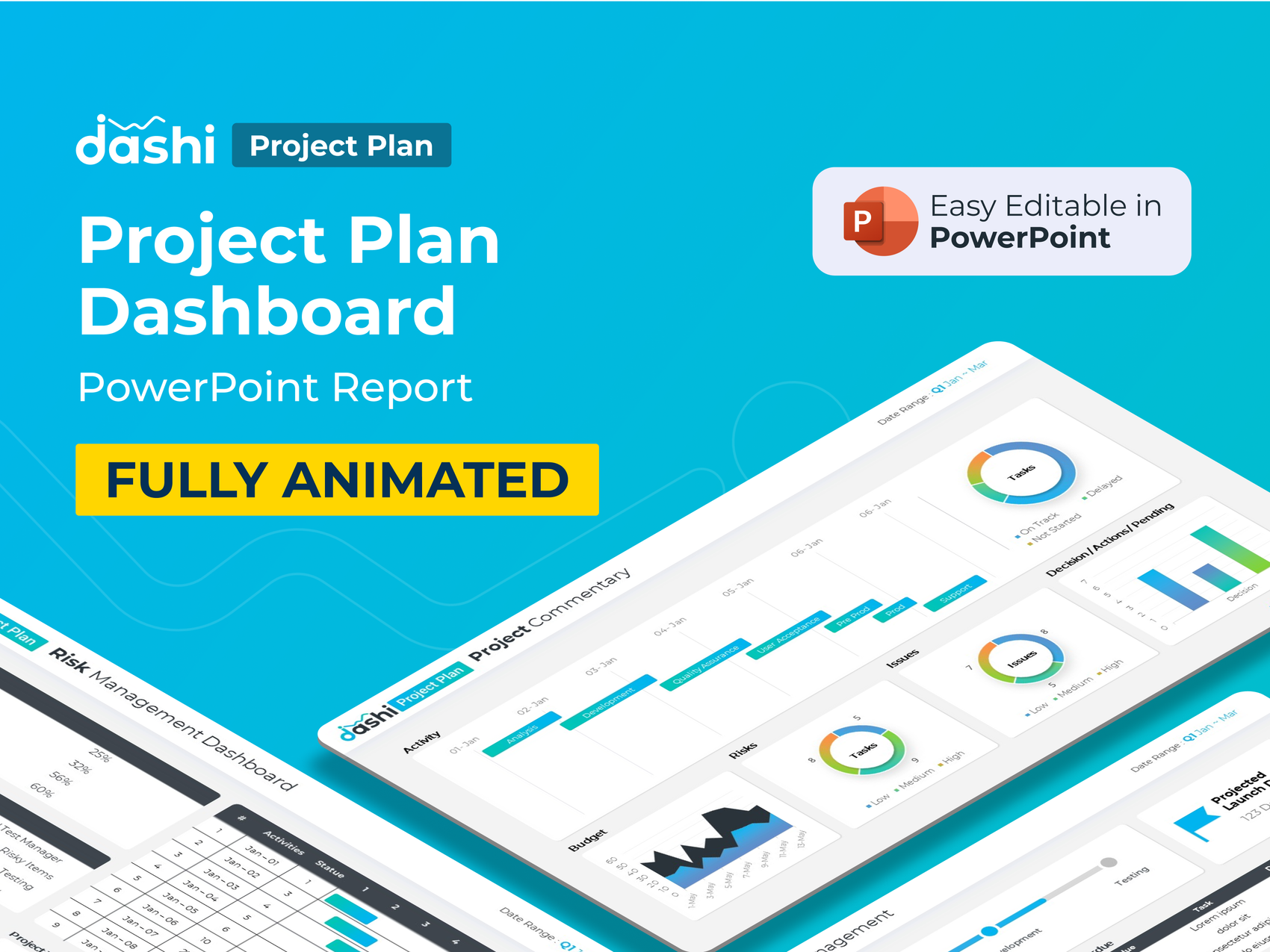 Dashi - project dashboard template |Maatix