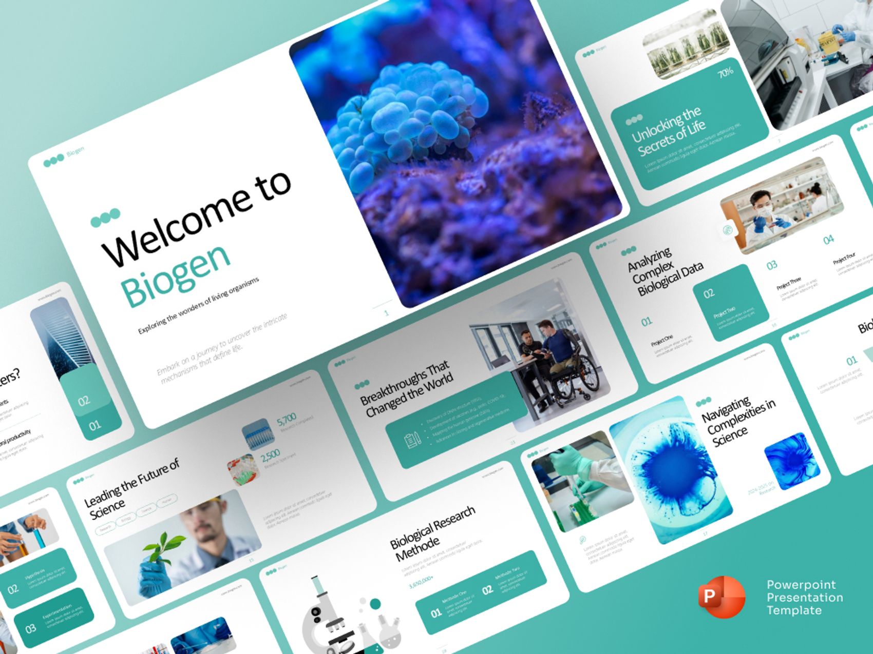 Professional Biology PowerPoint Templates | Maatix