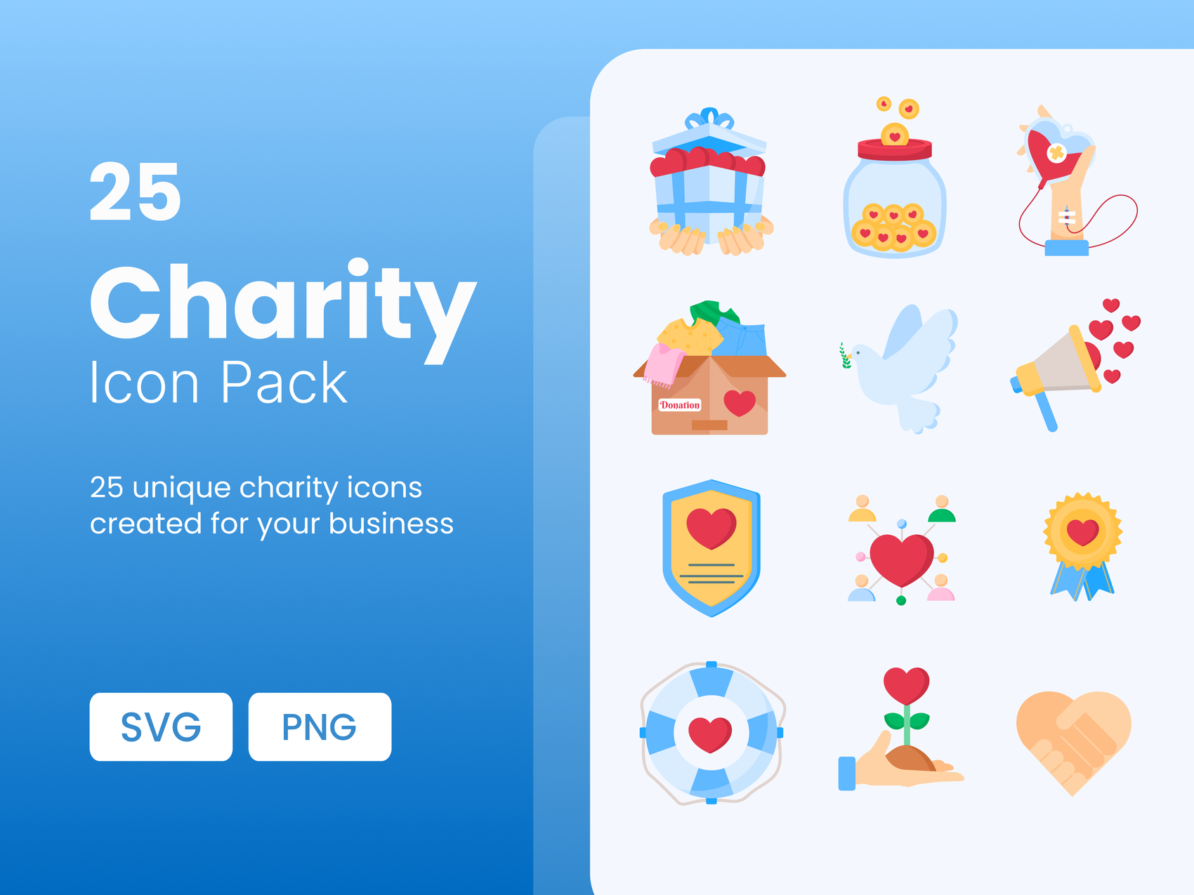 Charity icons | Maatix